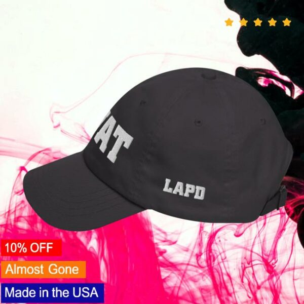 The Lapd Store Merch Swat Bold Logo Dad Hat - Newest Fashion Trends