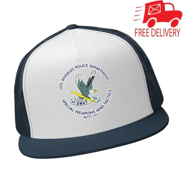 The Lapd Store Merch Swat Logo Trucker Hat - Newest Fashion Trends