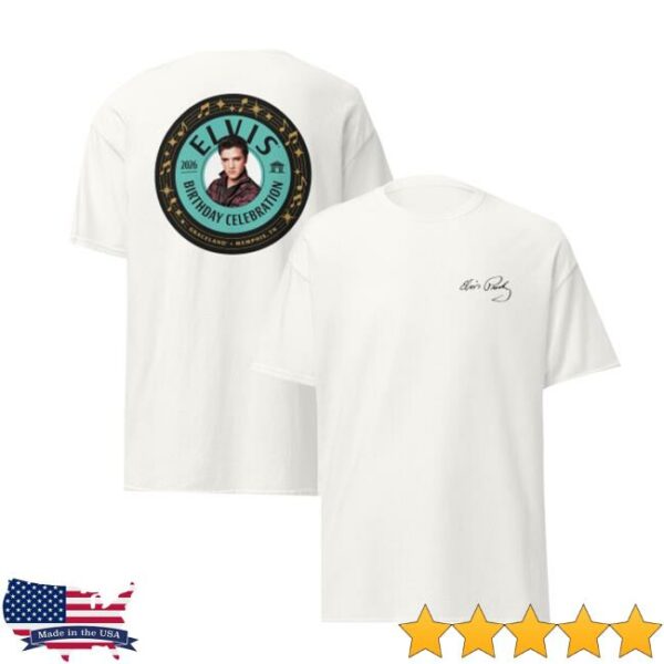 Elvis Merch Store Shop Elvis Presley 91St Birthday Unisex T-Shirt ...