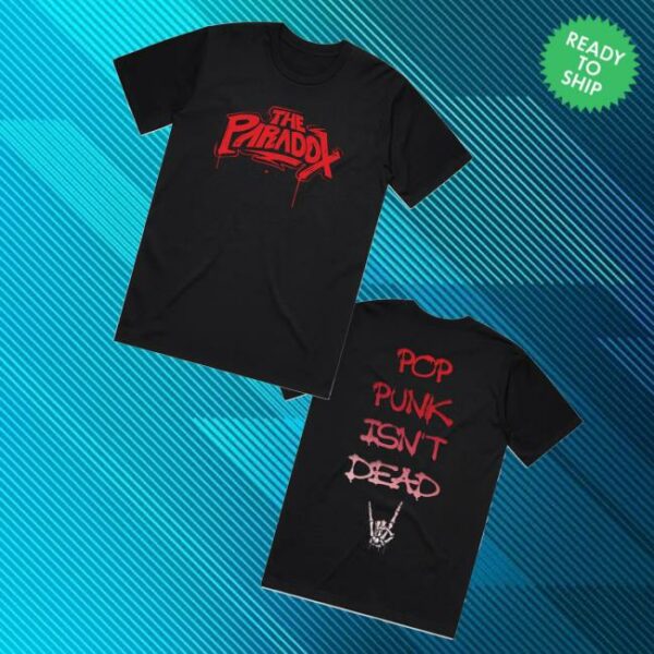 The Paradox Merch Store Merch Black Spray Paint Tee - Newest Fashion Trends