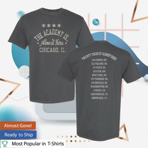 The Academy Is Merch Store Boxing Date Back Tee - Newest Fashion Trends