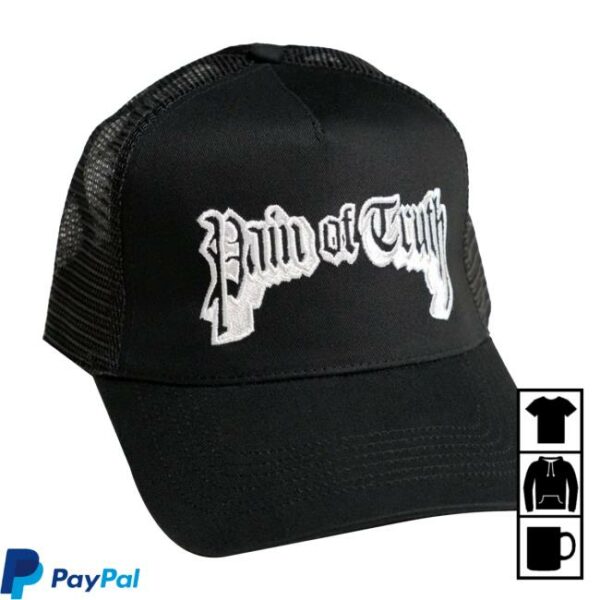 Evil Greed Merch Store Pain Of Truth Linyhc Trucker Hat - Newest ...