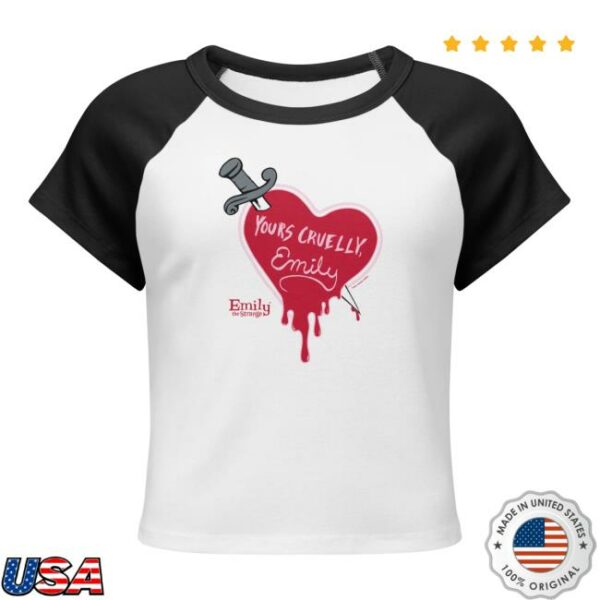 Emily Strange Merch Store Yours Cruelly Baby Tee - Newest Fashion Trends