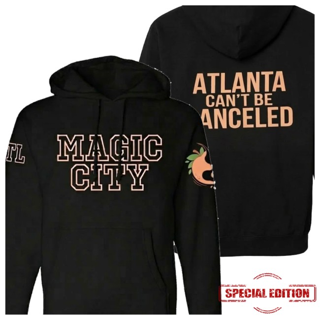 Magic City Merch Store Limited Edition Atlanta Peach All Star Hoodie ...
