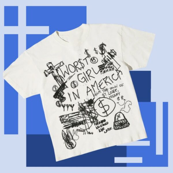 Slayyyter Store Merch Sharpie Tee Newest Fashion Trends