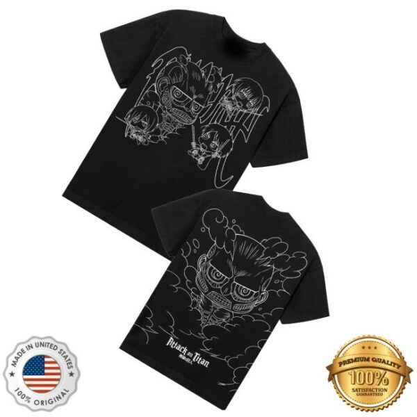 Revenge Merch Store Titan Arch Logo Tee Black White - Newest Fashion Trends